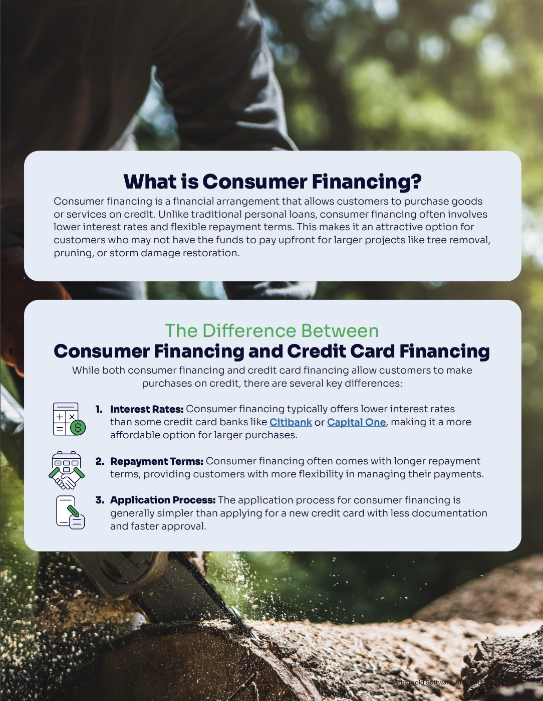 White Paper: Consumer Financing for Tree Care Companies